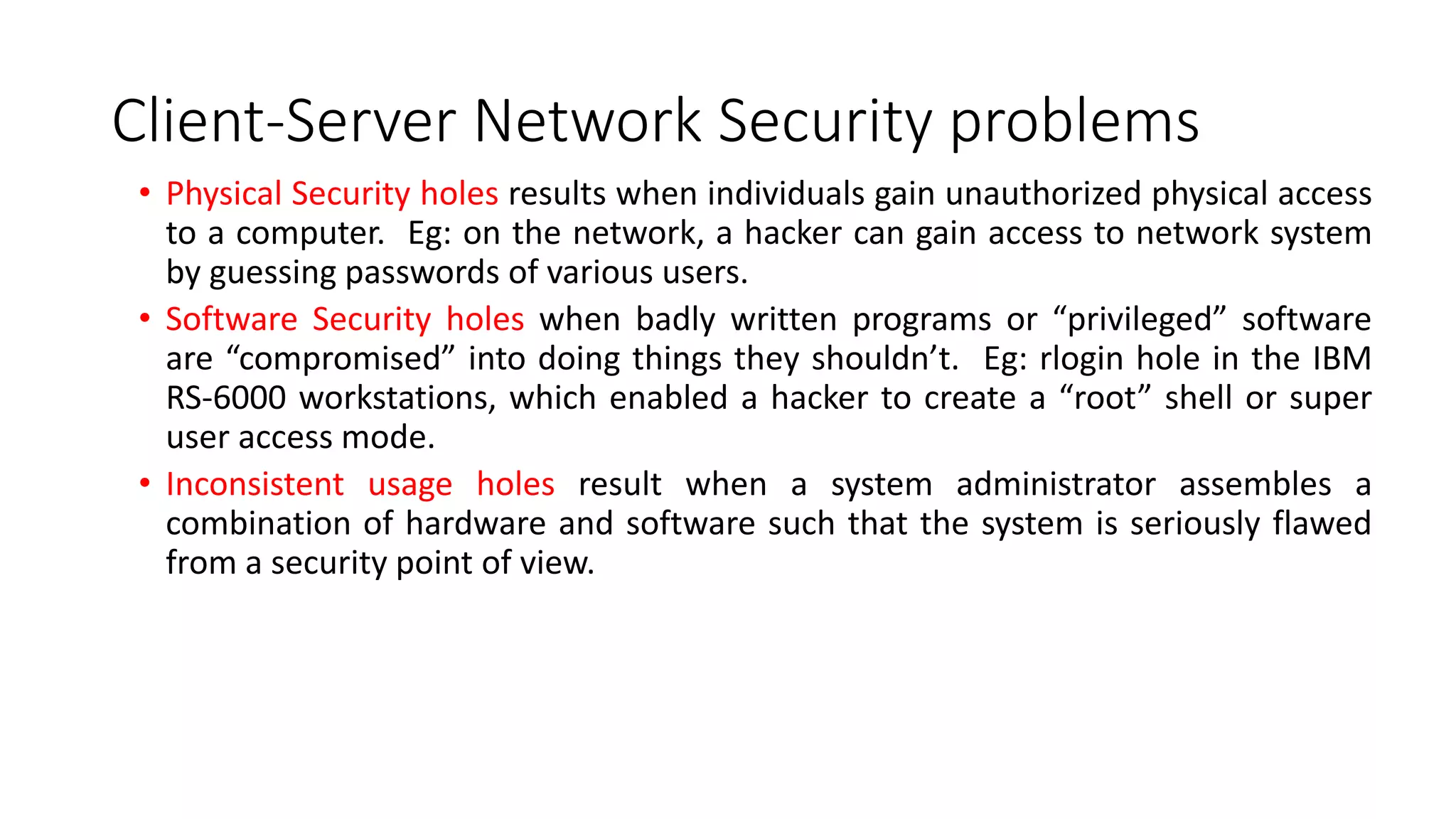 Network security and firewalls | PPTX