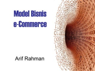 Ecommerce03 business model | PPT