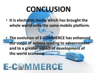 E commerce | PPTX