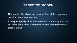 Ecommerce Business Model and the various models .pptx