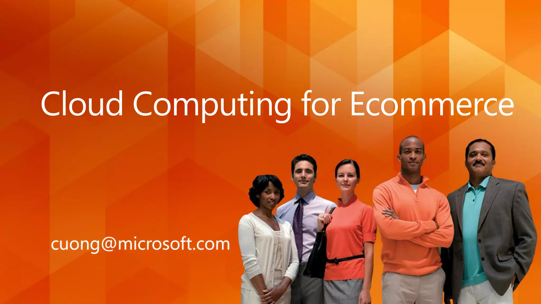 Microsoft Cloud Computing for Ecommerce | PDF