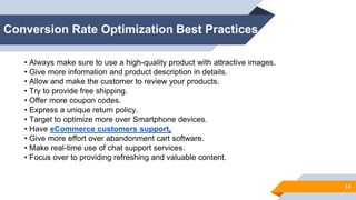 Ecommerce Conversion Rates Optimization - Facts & Figures | PPTX