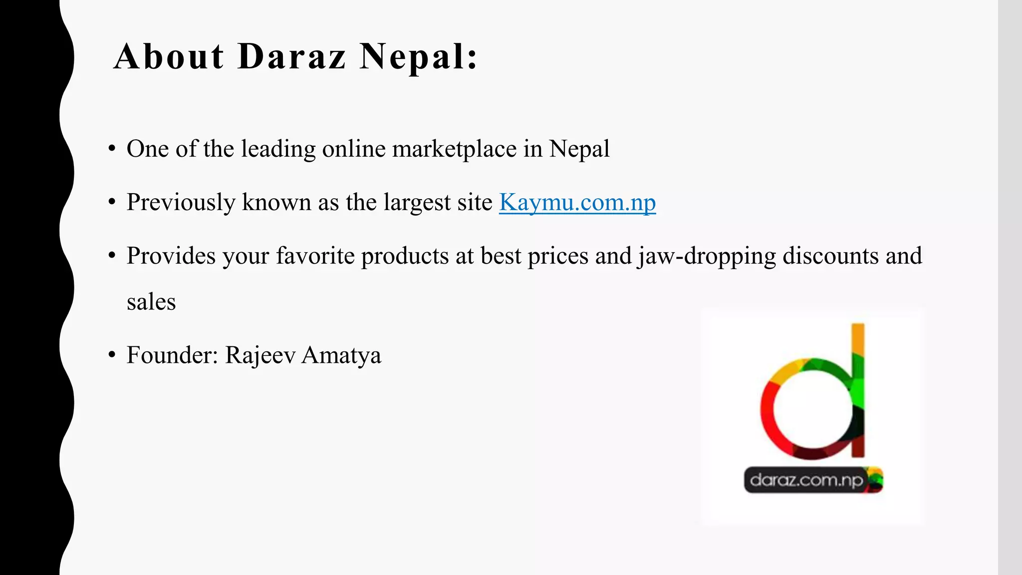 Ecommerce daraz | PPTX