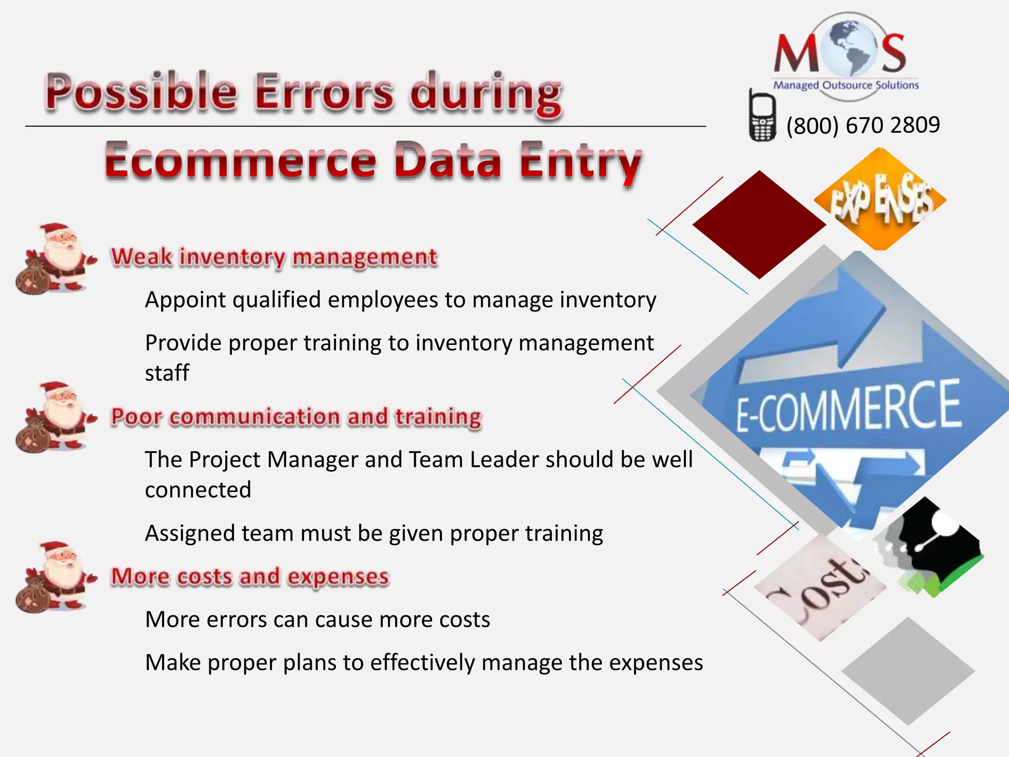 Ecommerce data entry mistakes to avoid | PPT