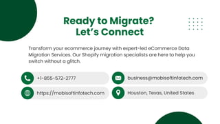 Powerful eCommerce Data Migration Services to Shopify – Your Roadmap to Success | PDF