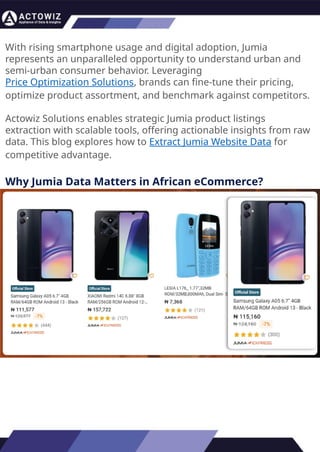 eCommerce Data Scraping in Africa: Jumia Insights | PPTX