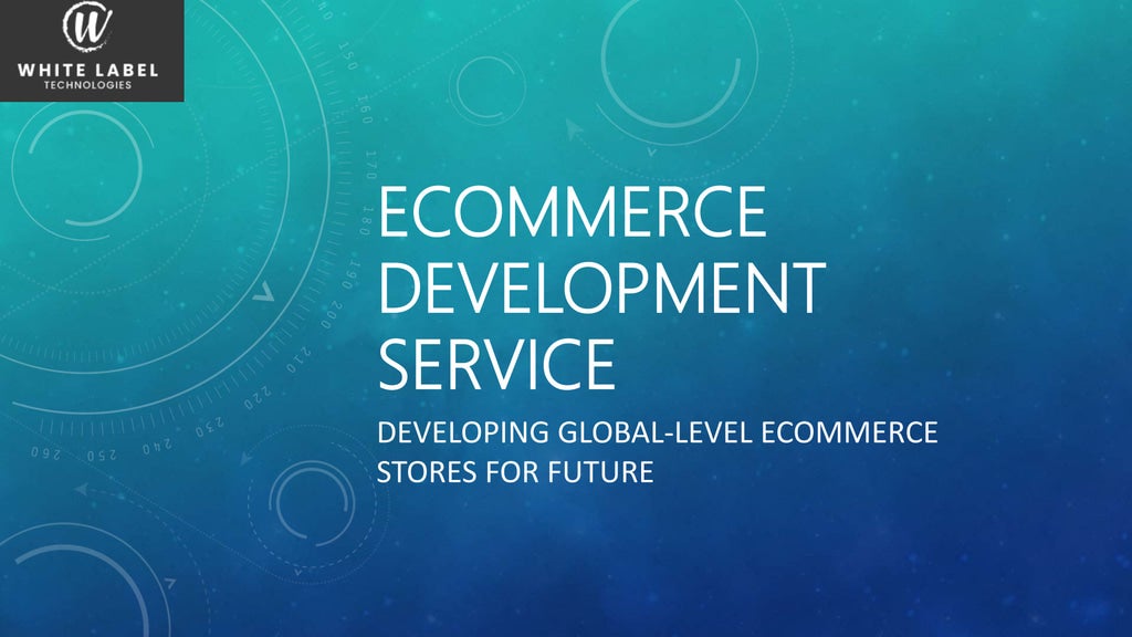 ECommerce Development Service | ECommerce App Developer | PPT