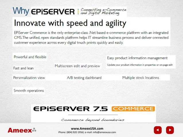 Ecommerce episerver revised