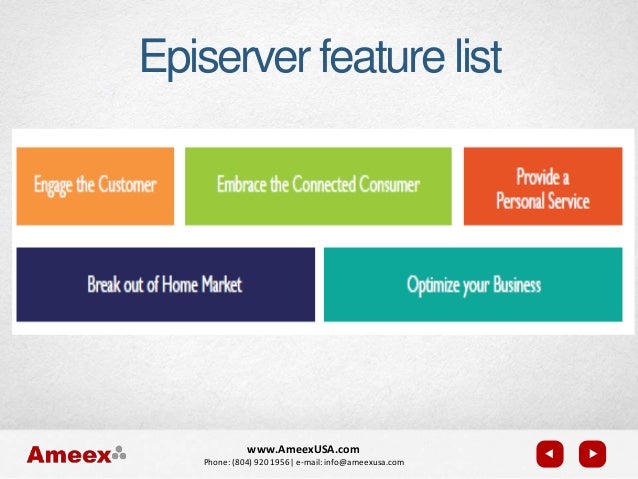 Ecommerce episerver revised