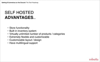 The Tech Roadmap of E-Commerce | PPT