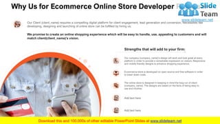 Ecommerce Online Store Developer Proposal PowerPoint Presentation Slides | PPT