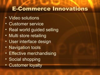 E Commerce Overview | PPT