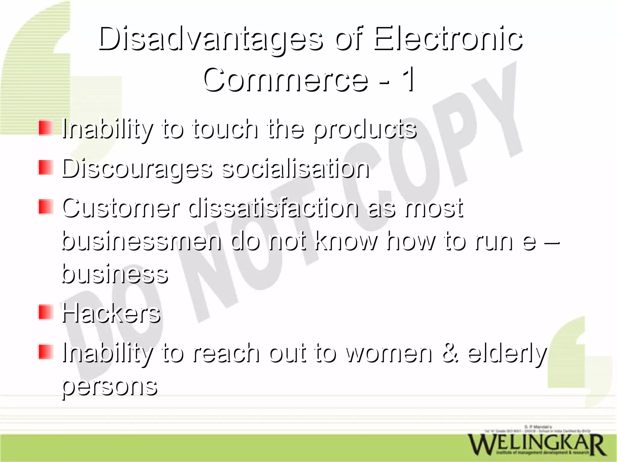 Overview of E-commerce | PDF