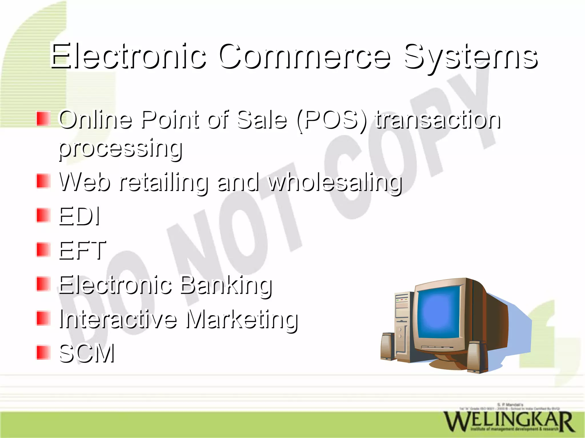 Overview of E-commerce | PDF