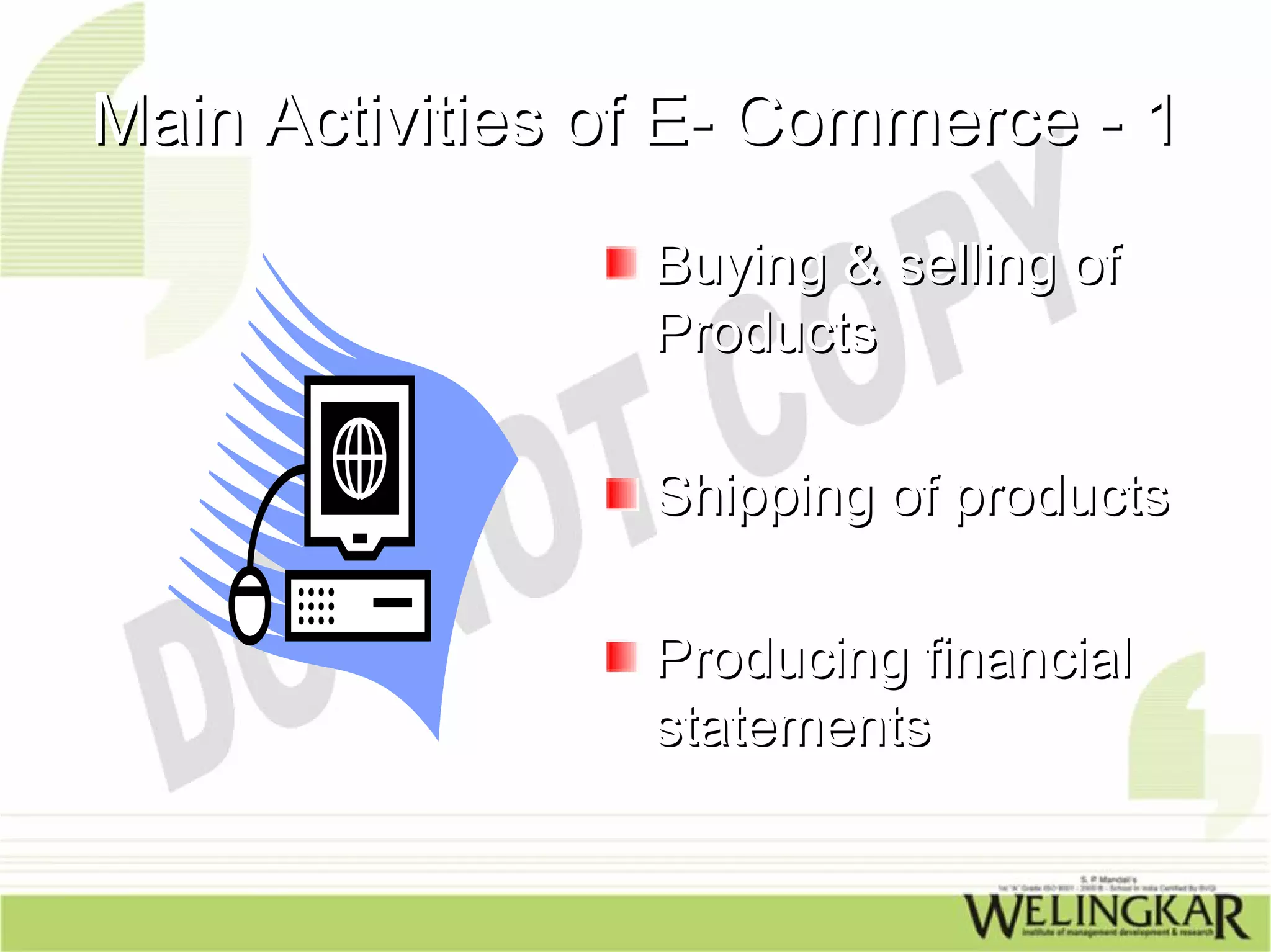 Overview of E-commerce | PDF