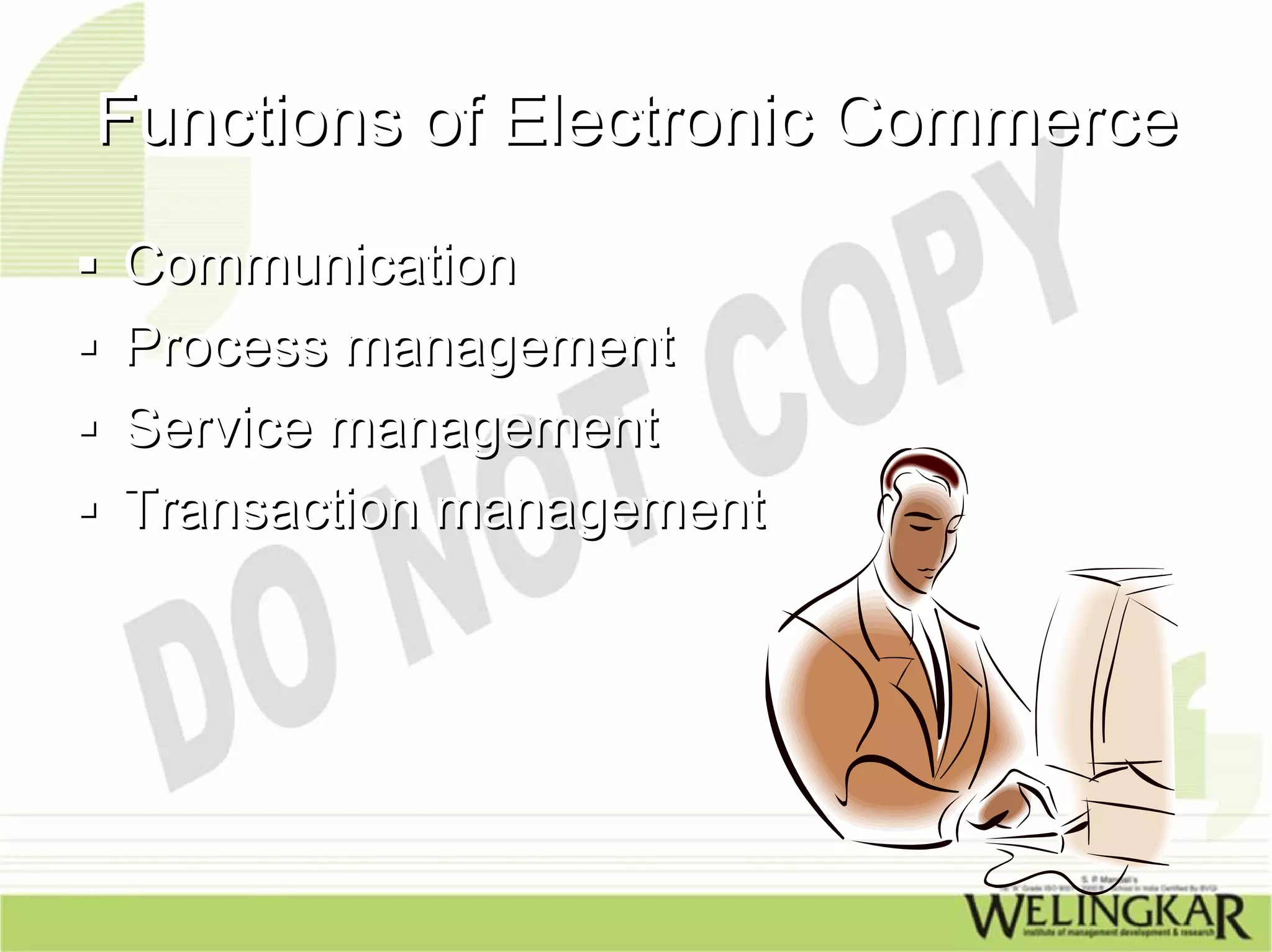 Overview of E-commerce | PPT