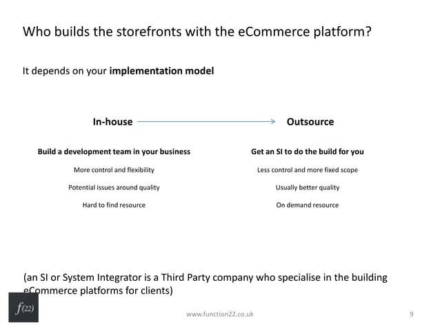 eCommerce Platforms - an introduction | PPTX
