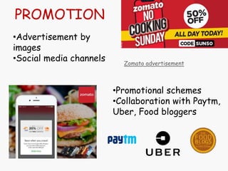 Marketing Stratego of Zomato | PPTX