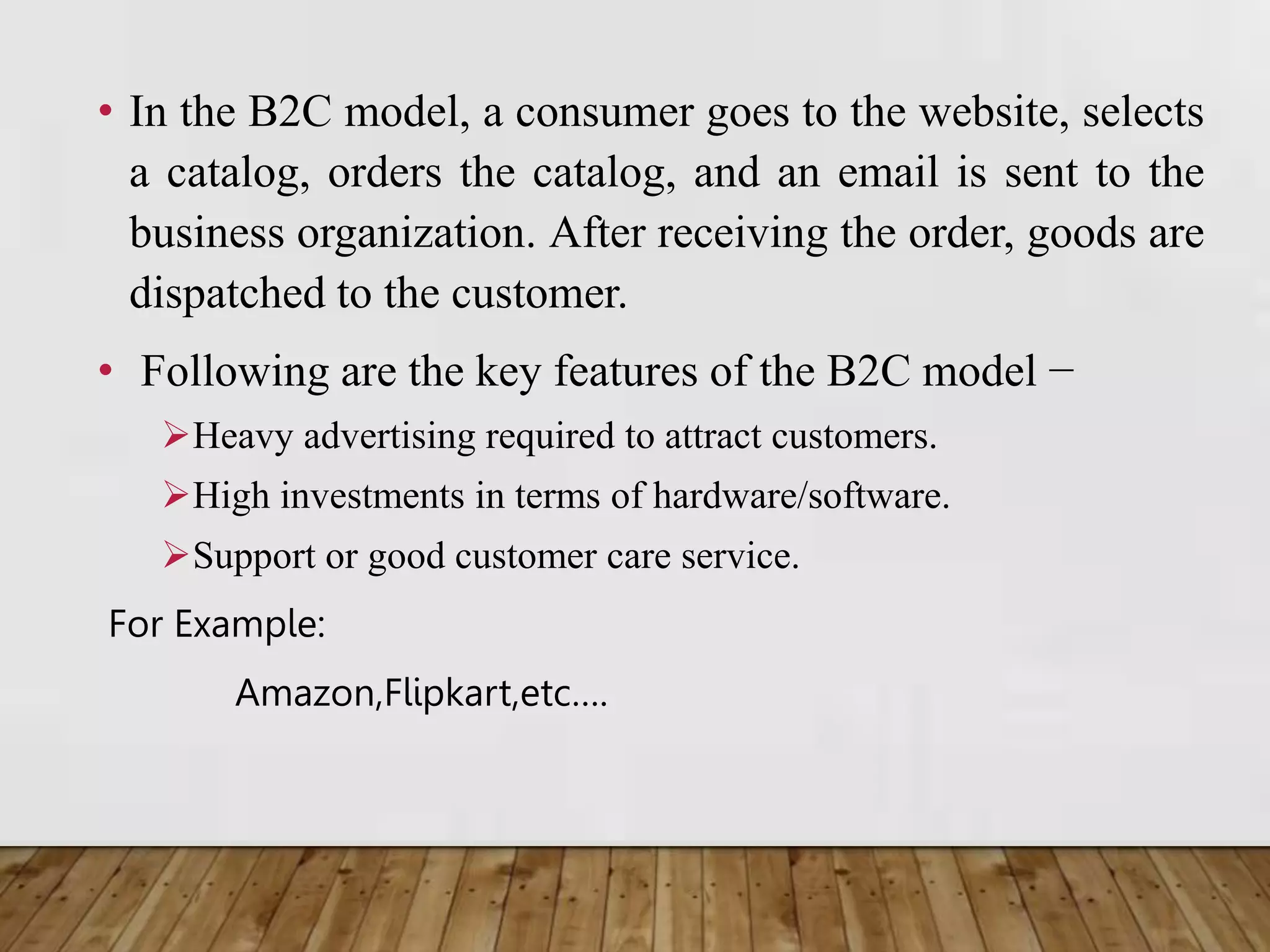 Types of E-Commerce | PPTX