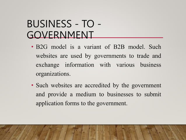 Types of E-Commerce | PPTX | Internet | Computing