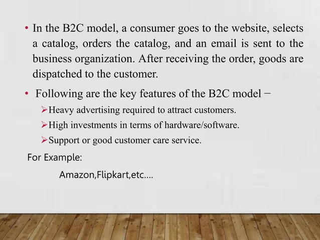 Types of E-Commerce | PPTX | Internet | Computing