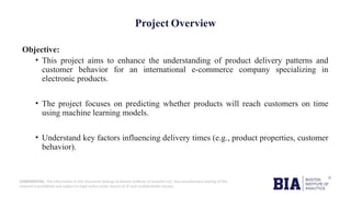 E-commerce Product Delivery Prediction: A Machine Learning Project by ...