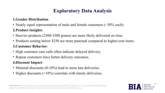 E-commerce Product Delivery Prediction: A Machine Learning Project by ...
