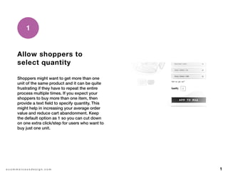 eCommerce product page design - Product options | PPT