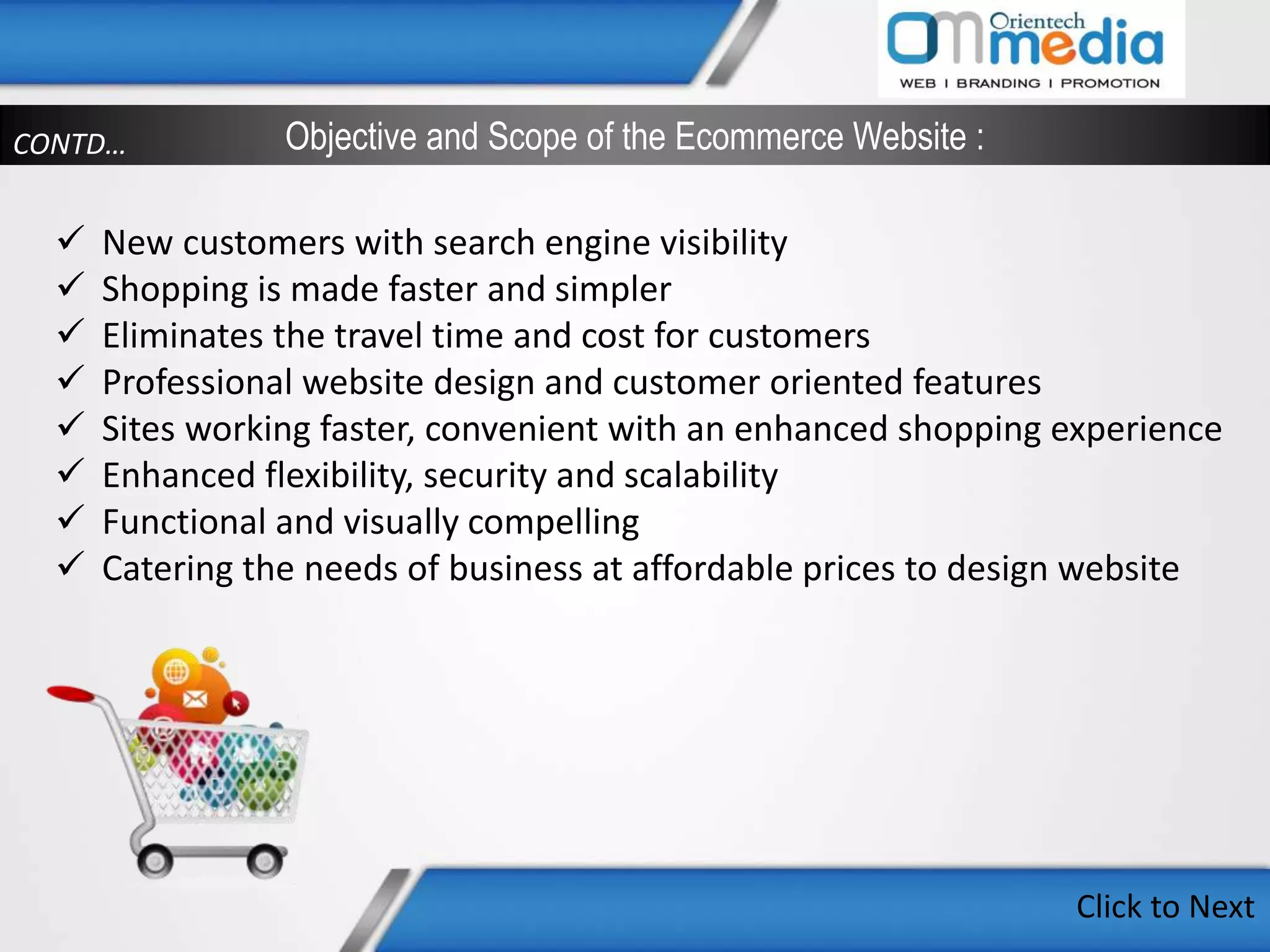 E commerce proposal | PPSX