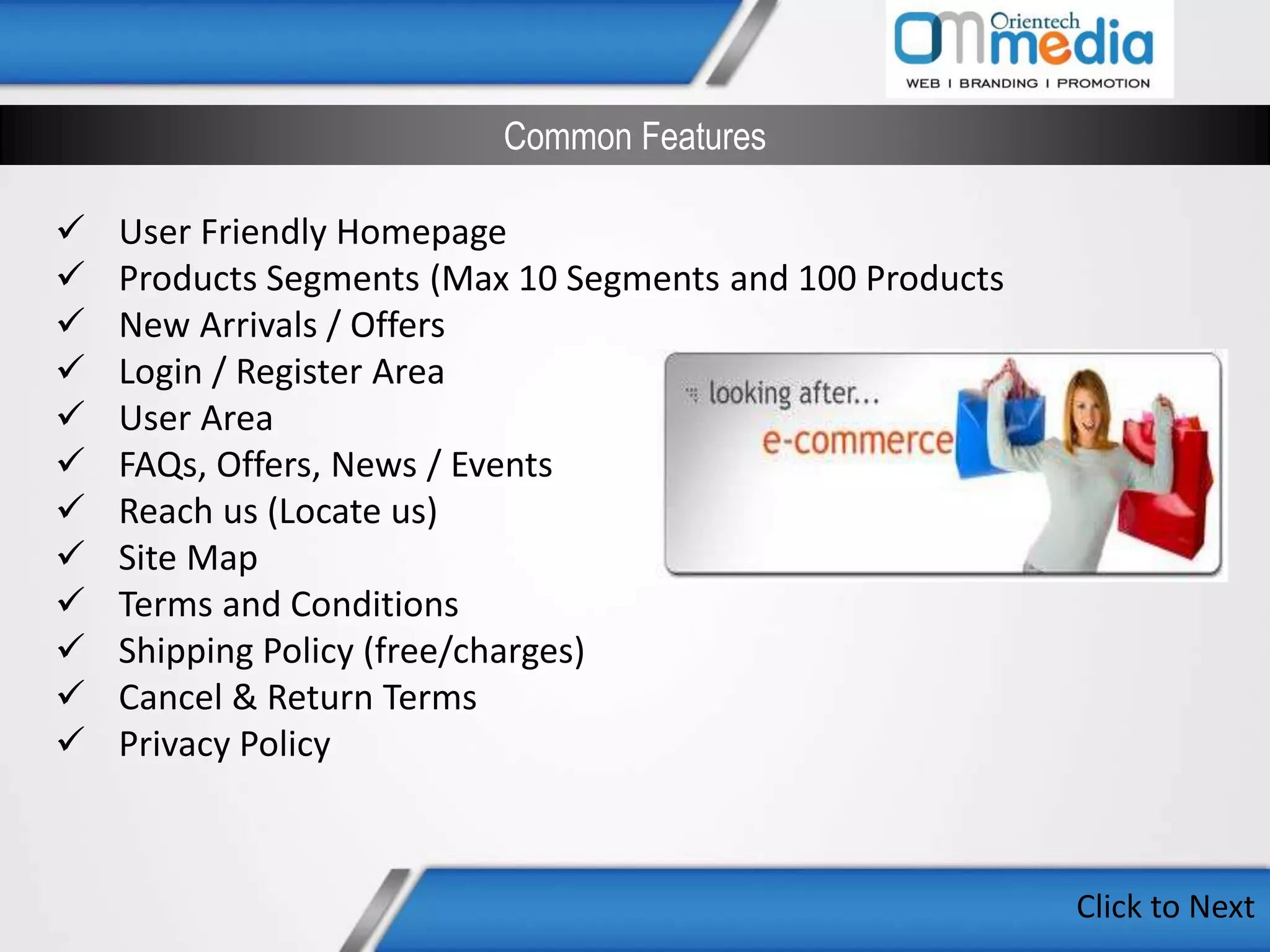 E commerce proposal | PPSX