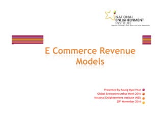 E commerce revenue models | PPT