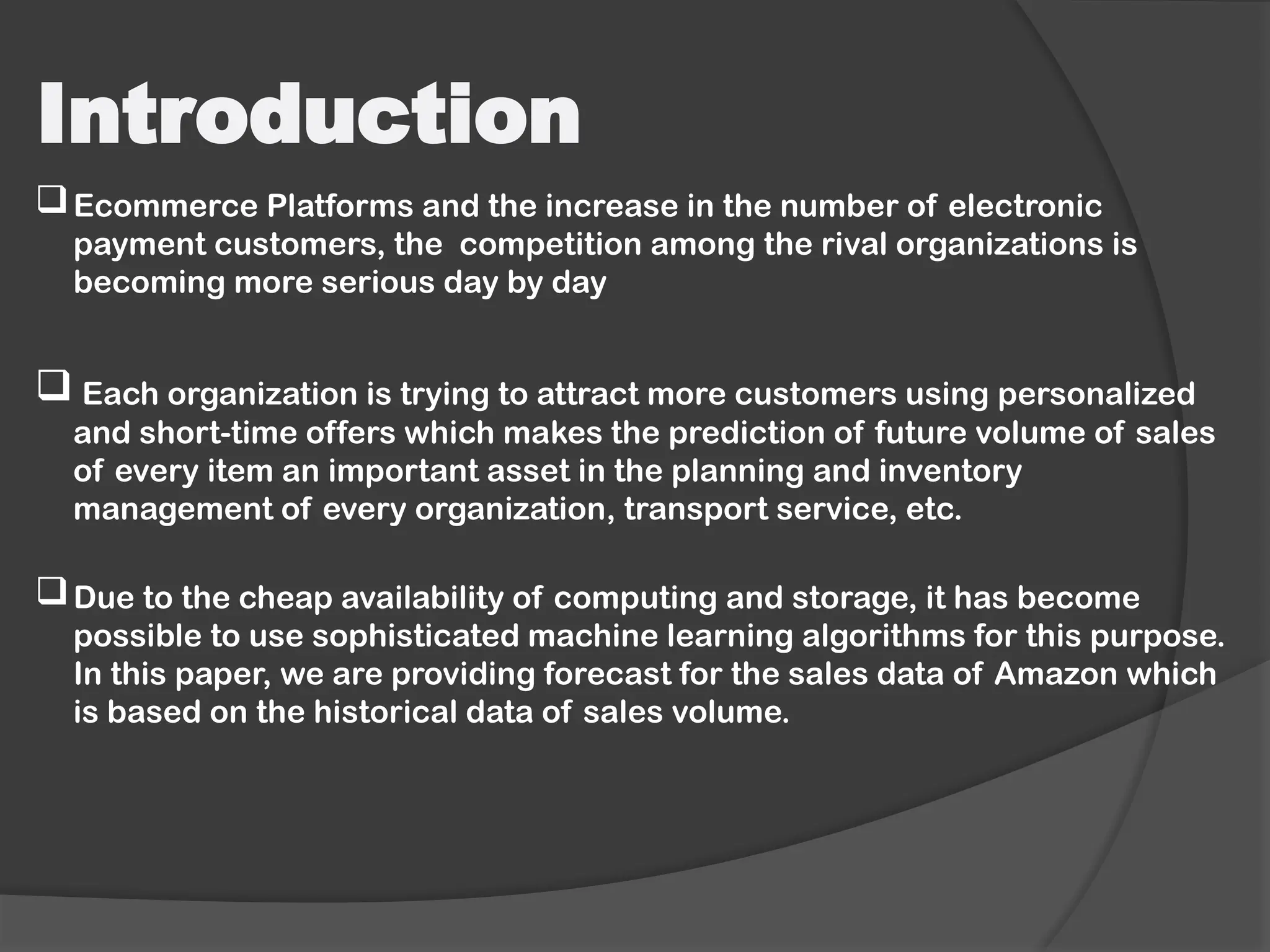 Ecommerce Sales Prediction using machine learning.pptx