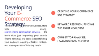 Ecommerce Search Engine Optimization Services | PPT