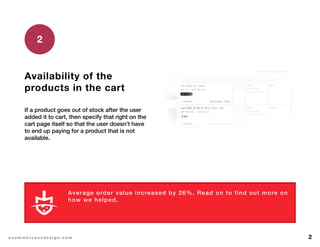 eCommerce shopping cart - basic elements | PDF
