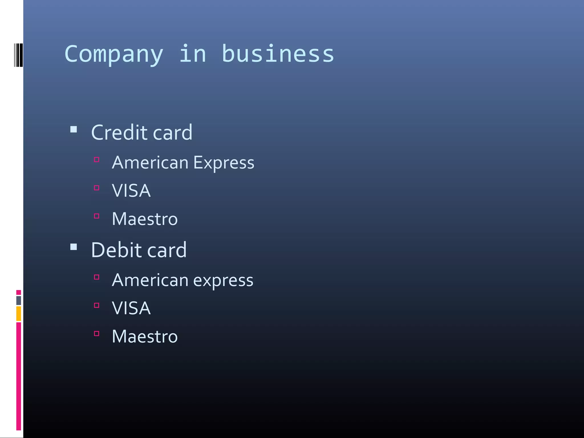 E-commerce: Smart Card, Debit card & Credit card | PPT