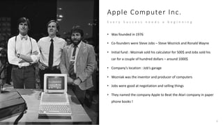 History Of Apple Inc. | PDF