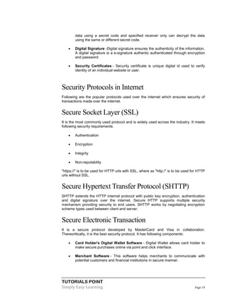 E commerce tutorial | PDF | Credit Cards | Personal Debt