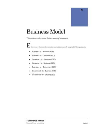 E commerce tutorial | PDF