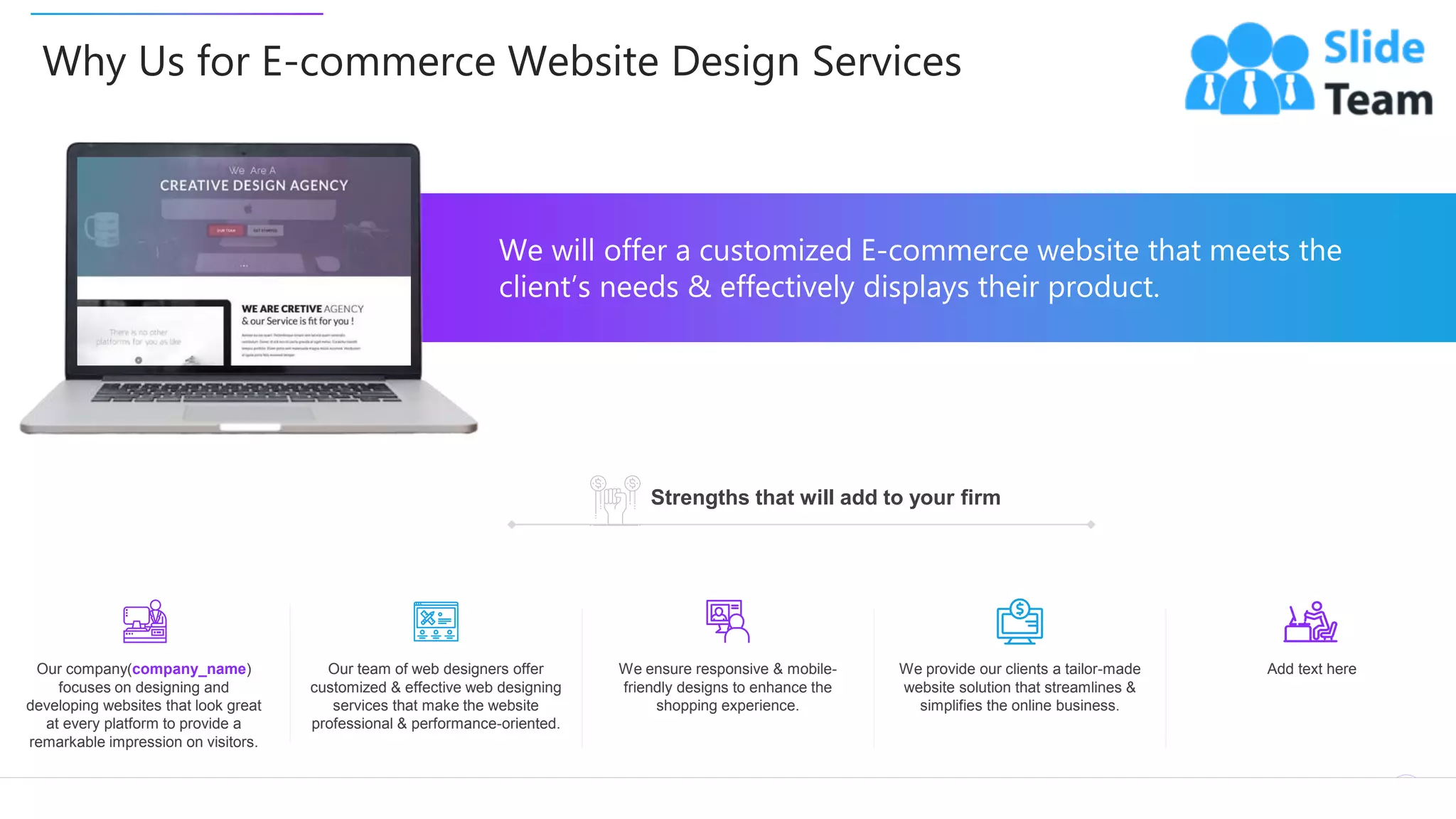 E Commerce Website Design Proposal PowerPoint Presentation Slides | PDF
