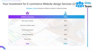 E Commerce Website Design Proposal PowerPoint Presentation Slides | PDF