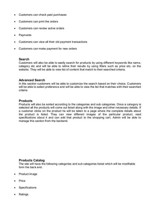 Ecommerce website proposal | PDF | Web Development | Internet