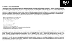 RYU Apparel Deck 2020 | PPT