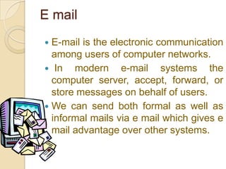 E communication ppt | PPTX