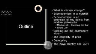 Ecomodernism | PPTX