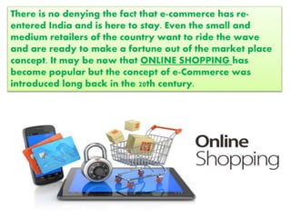 What is E-Commerce ? and online shopping procedure via AMAZON.in