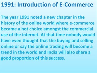 What is E-Commerce ? and online shopping procedure via AMAZON.in