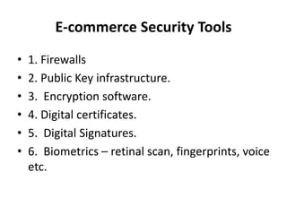E commerce security | PPTX