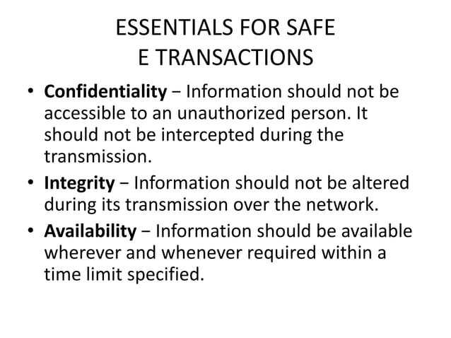 E Commerce Security Ppt