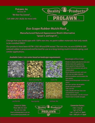Eco Mulch Brochure | PDF