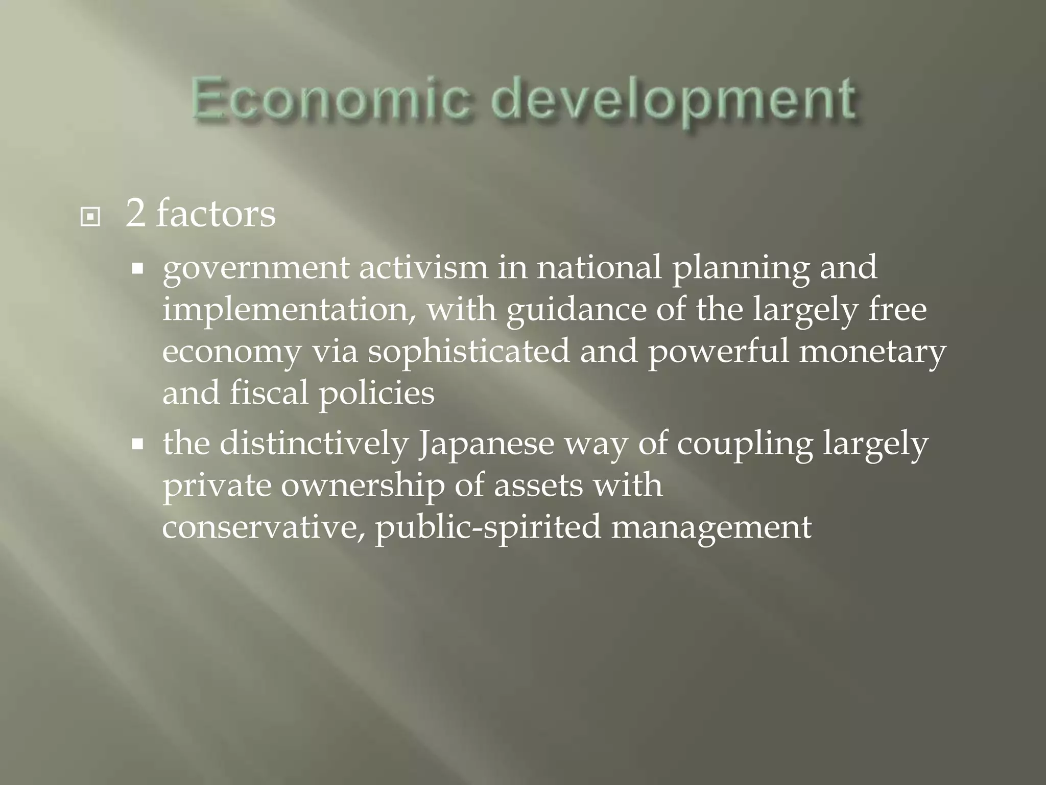 Economy of JAPAN | PPTX